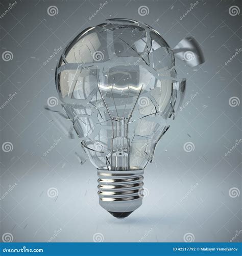 Light Bulb Exploding Concept Of Idea Stock Illustration Illustration Of Concepts Fuel