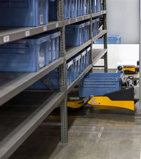 Automated Storage And Retrieval System Stock Image Image Of Factory Indoor 333502081