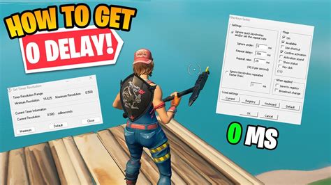 How To Get ZERO Input Delay In Fortnite Chapter Season YouTube
