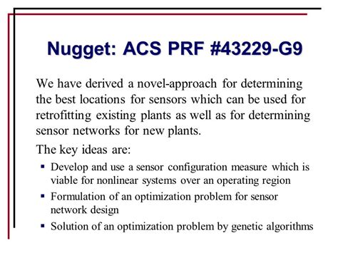 nugget determining optimal sensor locations for state and parameter