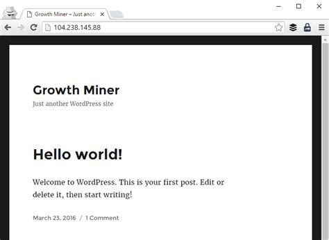 How To Install Wordpress On Vultr Vps And Serverpilot