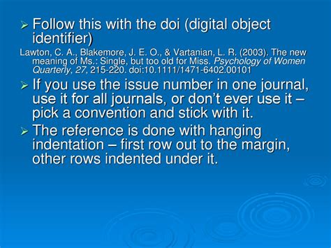 Guide To Apa Style Dr Blakemore Psy Ppt Download