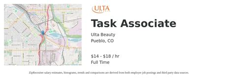 Task Associate Job In Pueblo Co At Ulta Beauty Hiring Now