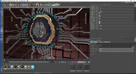 Brain Chip CPU Processor Technology Chip Energy Cube Data Current Data Flow Electron Flow Future