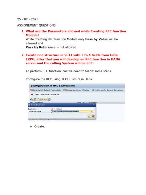 Rfc Function Module Day 2 Pdf