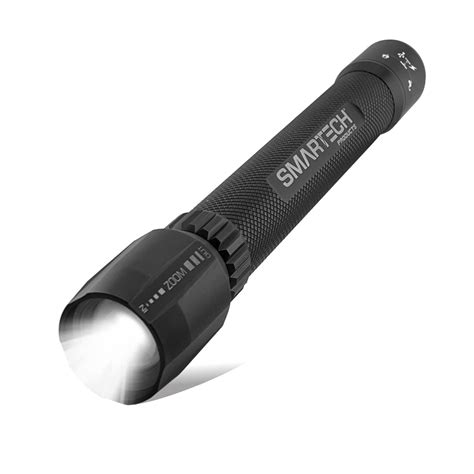 Smartech Guardian Rechargeable 2000 Lumen Led Tactical Flashlights With 9000mah Usb Power Bank