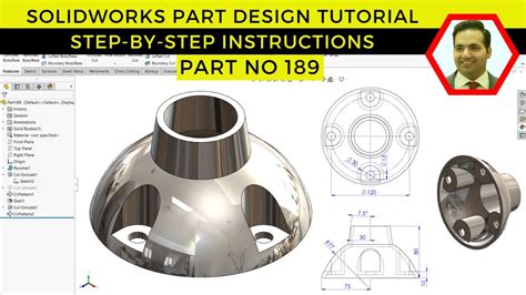 Solidworks Part Design Tutorial Step By Step Guide Youtube