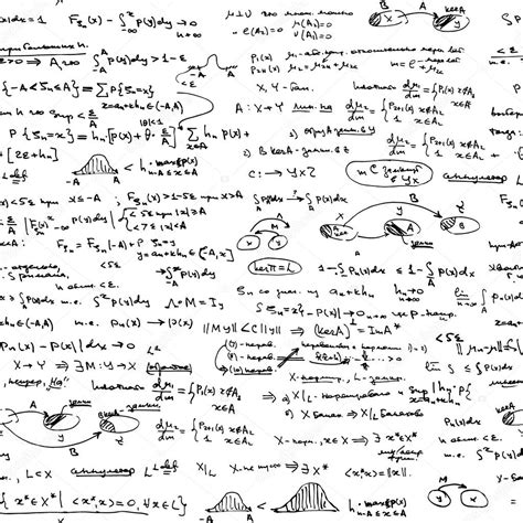 Pattern With Mathematical Formulas — Stock Vector © Amiloslava 36028515