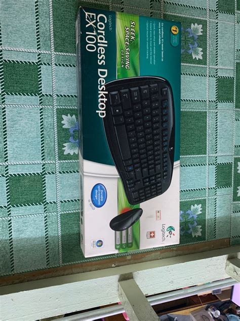 Logitech Cordless Desktop Computers Tech Parts Accessories Computer Keyboard On Carousell