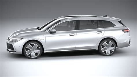 Volkswagen Passat Variante R 2024 Modelo 3d 159 3ds Blend C4d