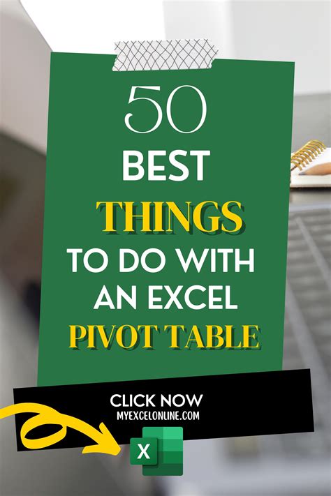 How to effectively use an excel pivot table – Artofit