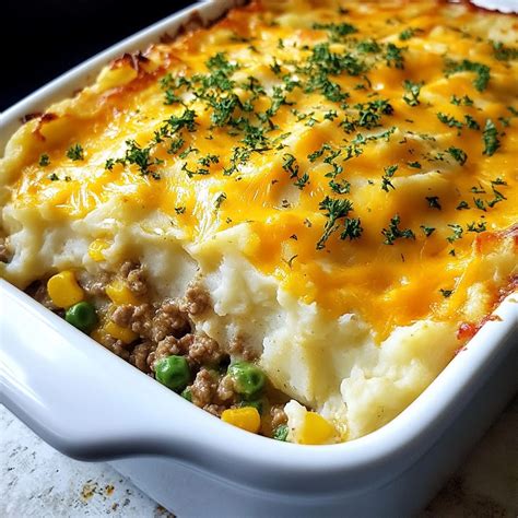 Classic Cheesy Shepherds Pie Casserole Delight Recipe Website