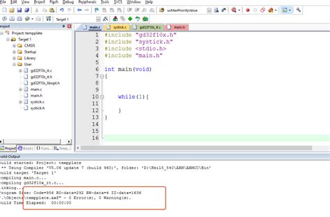 Gd32f103系列工程模版创建记录gd32f103c8t6模板工程 Csdn博客