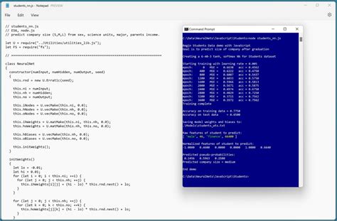 A Neural Network With Raw Javascript James D Mccaffrey