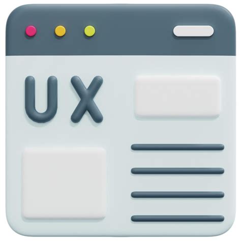 Premium Psd Ux 3d Render Icon Illustration