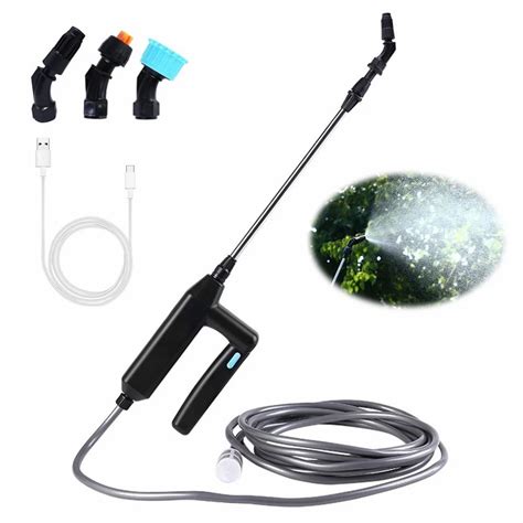 Usb Water Sprayer With 3 Sprayer Nozzles 2400mah Mist Sprayer