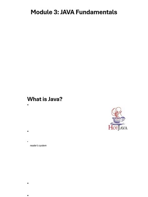 Java Fundamentals Pdf Data Type Java Programming Language