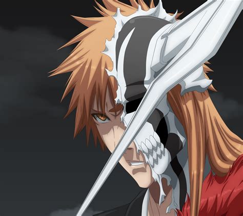 Hollow Ichigo Reveals Fierce Mask Hd Wallpaper Rare Gallery