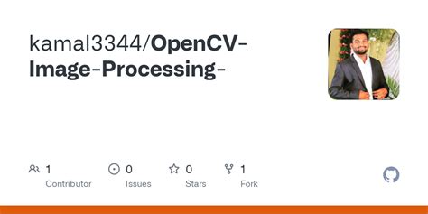 GitHub Kamal OpenCV Image Processing