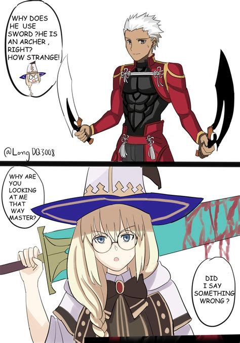 Emiya Archer And Aesc Servant Class By Longdq3008 Rfgocomics