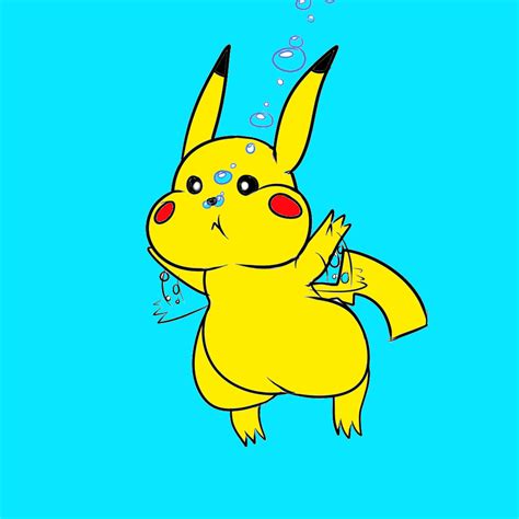 Pikachu Underwater Puffy Cheeks By Chrisgraduate27 On Deviantart