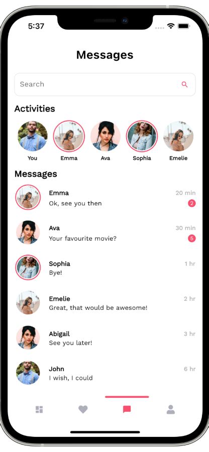 Tinder Like Dating App Flutter Ui Kit Find Your Date Instagram