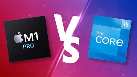Apple M1 Pro VS Intel Core I5 WePC