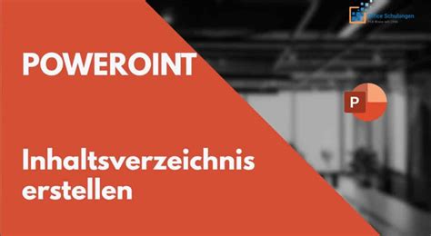 Powerpoint Inhaltsverzeichnis Folienüberschriften Und Seitenzahlen