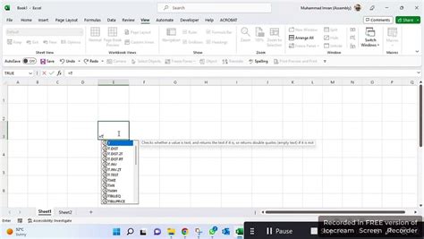 Date And Time Insert In Excel Excel2024 Exceltricks Trending