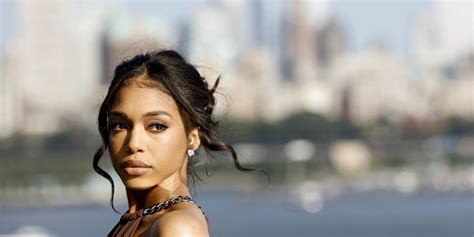 Lori Harvey Serves Sheer Beauty In A See Through Shirt And Miniskirt At