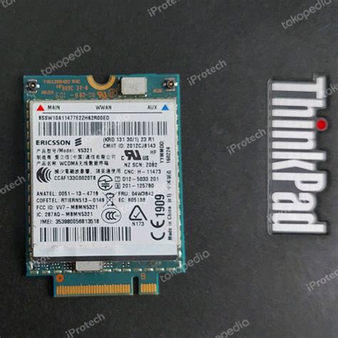 Jual Wwan Modem 3g Hspa Thinkpad 21mbps X250 X260 T460 L460 X1 Carbon Dll Jakarta Timur