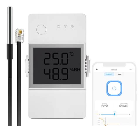 Sonoff TH 16 R3 термостат, DS18B20 WiFi до 16А купити в Україні ...