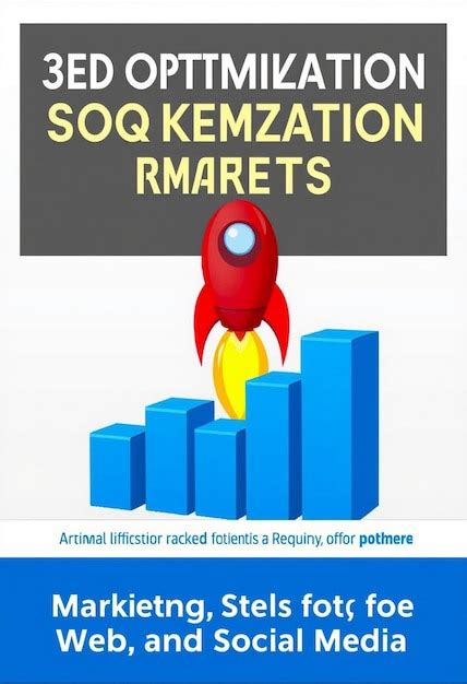 3d Seo Optimization Rocketpowered Marketing Strategies For Web And Social Media Premium Ai