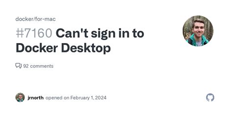 Cant Sign In To Docker Desktop · Issue 7160 · Dockerfor Mac · Github