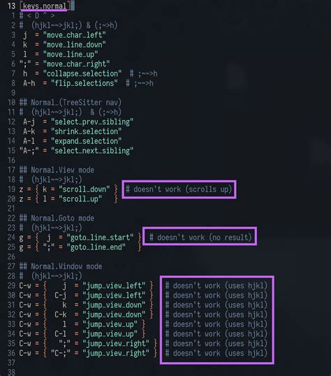 Key Remapping Hjkl ~~ Jkl Fails In Multiple Ways In Normal And Select