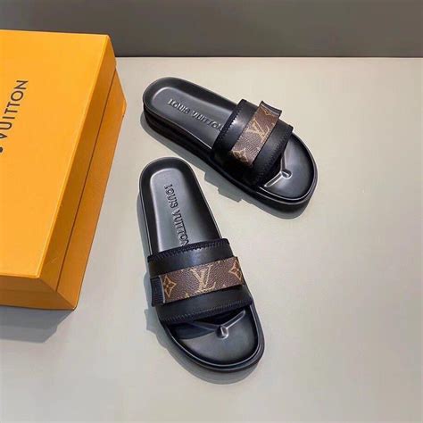 Louis Vuitton Suede Leather Shoes Leather Slippers Womens Slippers