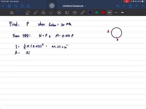 SOLVED Determine The Maximum Load P That Can Be Applied To The Sling Having A Negligible