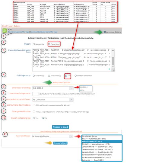 How To Import Your Data V60 Labcollector