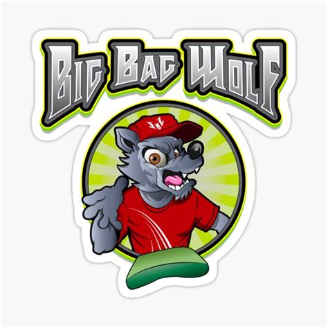 The Big Bag Wolf Sticker For Sale By Jlee24 Redbubble