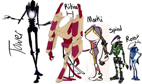 Robot Lineup By Merteazy On Deviantart