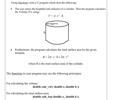 Solved Using Functions Write A C Program Which Does The Chegg