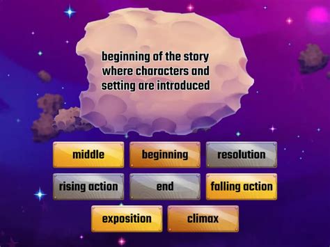 Plot Of A Story Find The Match