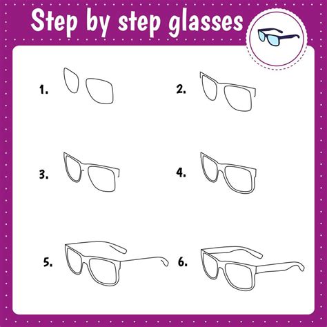 How To Draw A Glasses Easy
