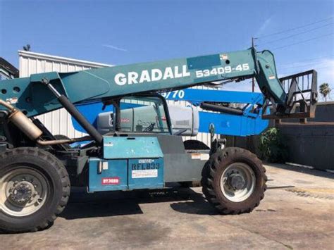 Gradall 534d9 45 Reach Forklift Kdr Equipment