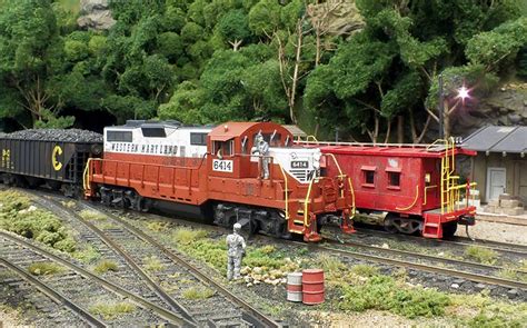 Western Maryland Chop Nose Diesel In S Scale Railroad Model Craftsman