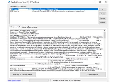 Ajpdsoft Indexar Texto Pdf Usando Itextsharp Con Código Fuente En C Proyecto A