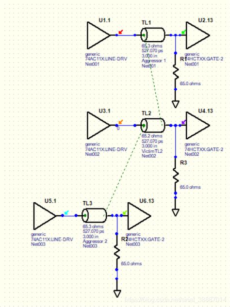 Hyperlynx入门学习：传输线端接和串扰仿真传输线串扰仿真 Csdn博客