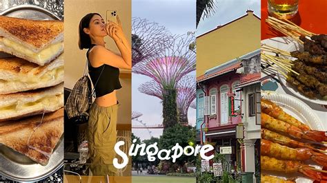 혼자 싱가포르 여행 작은아씨들 막화에 나온 인공폭포🌴 마리나베이샌즈 가든뷰 시리얼새우 사테거리 티옹바루 Ep1 🇸🇬 Youtube
