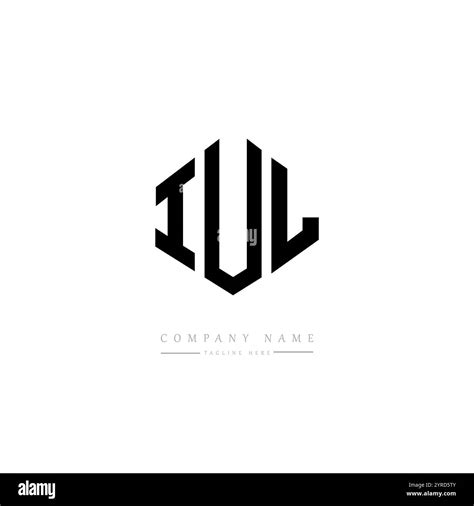 Iul Letter Logo Design With Polygon Shape Iul Polygon And Cube Shape Logo Design Iul Hexagon