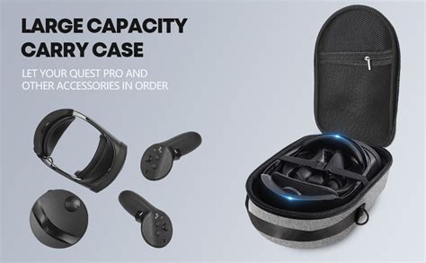 For Meta Quest Pro Carrying Case Hard Travel Case All In